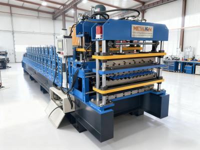 China Triple Roof Panel Three Layer Roofing Roll Forming Machine for Metal Sheet for Sale for sale