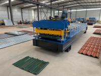 China New Design Full Automatic Roofing Tiles Making Roof Sheet Metal Tile Roll Forming Machine Continuous on Sale for sale