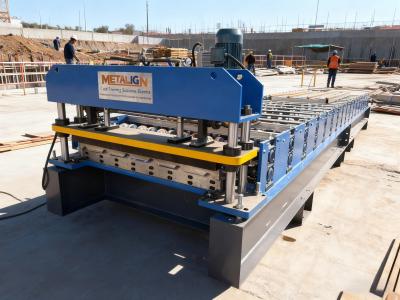 China Color Coated Steel High Speed Auto Roofing Roll Forming Machine 5.5Kw Motor Power for sale