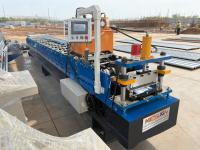 China Self Lock Embossed Roofing Roll Forming Machine with 14 Forming Stations and 0.3-0.8mm Material Thickness in 45# Steel for sale