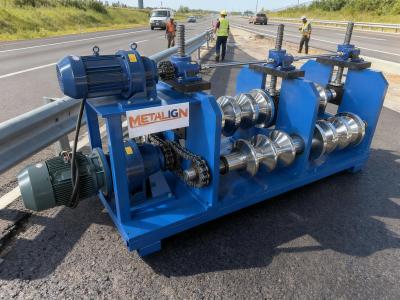 China Efficient Auto Guardrail W Beam Barrier Bending Machine for sale