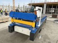 China High-Efficient Corrugated Roof Panel Roofing Roll Forming Machine 0.3-0.8 Color Coated Steel Hosing Top for sale
