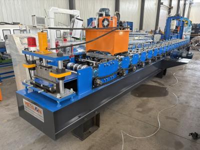China Standing Seam Roof Panel Roofing Roll Forming Machine Hydraulic Cut Galvanized Steel 0.3-0.8mm for sale