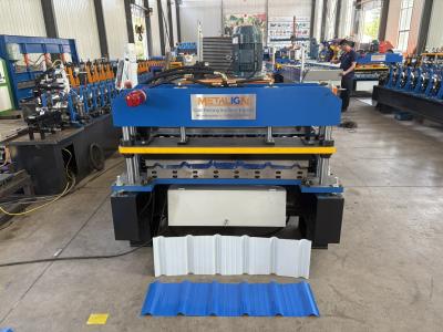 China Efficient Color Coated Steel High Speed IBR Roof Panel Roofing Roll Forming Machine Best Suppliers for sale