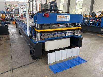 China High Speed Automatic 0.3-0.8mm Color Coated Steel Trapezoidal Roof Panel Roofing Roll Forming Machine for sale