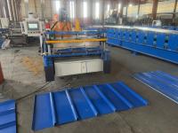 China Single Layer 1000 Ibr Trapezoidal Tile Forming Machine for Roof Panels Motor Gear PLC Control Hydraulic Cutting Bearing for sale