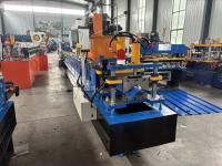 China Cameroon Popular Building Material Hydraulic Automatic Color Steel Ridge Cap Roof Sheet Panel Cold Roll Forming Machine for sale
