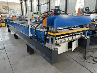 China 20+ Years Manufacturer Direct Factory PLC Control Trapezoidal Galvanized Steel Metal Roof Panel Sheet Step Tile Profile Roll Forming Machine for sale