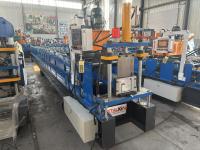 China Full Automatic Rain Gutter Making Machine Gutter Roll Forming Machine With 0.4-0.8mm Material Thickness And 15-20m/Min Forming Speed for sale