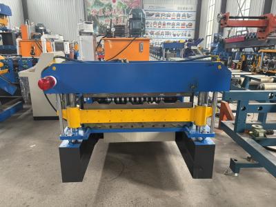 China Double Layer Roof Panel Roll Forming Machine for IBR & Corrugated Sheets with High Speed 15-20m/min and PLC Control for sale