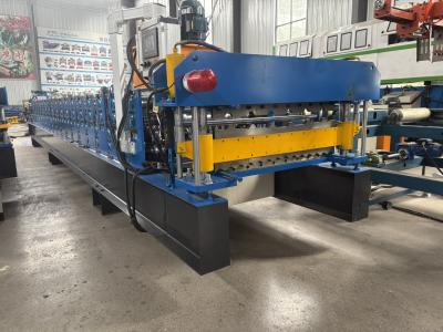 China Double Layer Roofing Roll Forming Machine with PLC Control and 15-20m/min Forming Speed for IBR and Corrugated Panels for sale