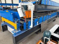 China Africa Glazed Tile Aluminium Roofing Panel Making Roll Forming Machine RIB IBR Roof Panel Sheet Making Machine for sale
