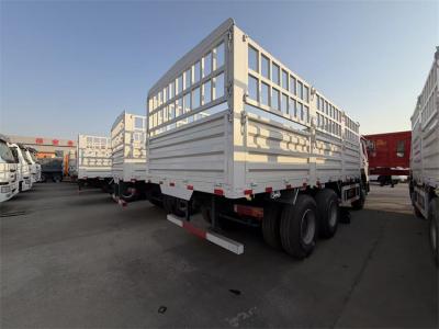 China 5.8m to 6.8m High Sided Flatbed Cargo Truck 10Tires Sinotruk HOWO 6x4 for sale