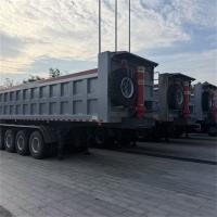 China U-Shaped Dump Semi Trailer High Impact Resistance Used Mining Haulage Trailer for sale