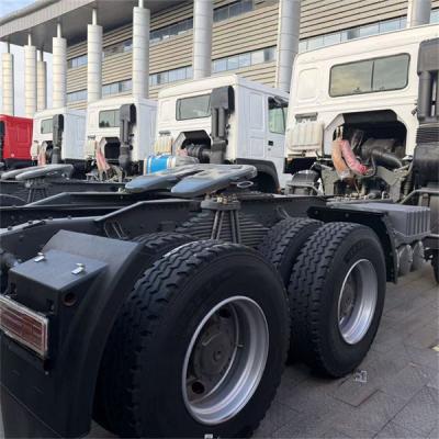 China Tandem Axle 2*16T Used Tractor Truck D12.42 420HP Engine With New Pads / Shoes for sale