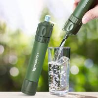 China Water Filter Straw Survival Gear Filtration Portable Gear Supply For Hiking Camping Travel for sale