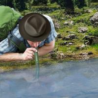 China Survivor Filter Personal Water Filter Straw Survival Water Filter Straws Emergency Drinking Water for sale