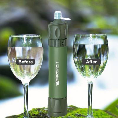 China Survivor Filter Personal Water Filter Straw Survival Water Filter Straws Emergency Drinking Water for sale