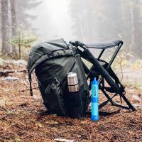 China Water Filter Straw Portable Personal Emergency Water Purifier Bottle Filtration Purifier For Camping Hiking Travel for sale