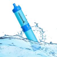 China Water Filter Straw Portable Personal Emergency Water Purifier Bottle Filtration Purifier For Camping Hiking Travel for sale