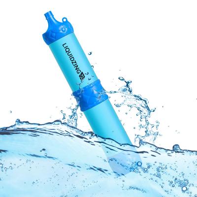 China Water Filter Straw Portable Personal Emergency Water Purifier Bottle Filtration Purifier For Camping Hiking Travel for sale