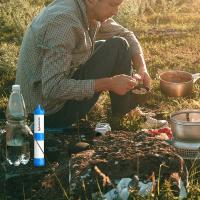 China Water Purifier Water Filter Straw With Emergency Accessories For Outdoor Camping Hiking Traveling Family Backpacking for sale