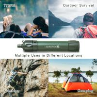 China TPU Portable Personal Outdoor Sediment Water Purifier Filter Straw for sale