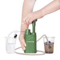 China Hiking Survival Portable Water Purifier Pump BPA Free Manual for sale