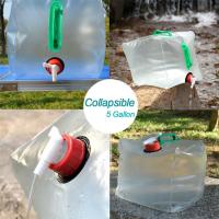 China Mountaineer Collapsible 5 Gallon Water Container With Tap For Hiking Climbing for sale
