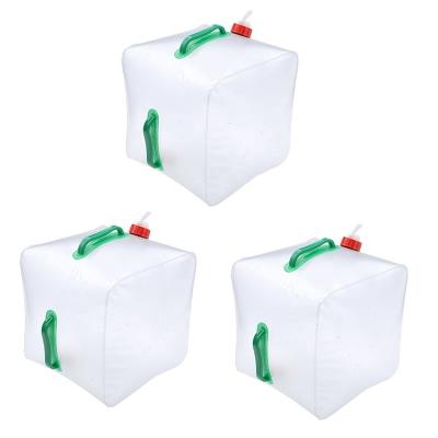 China Transparent 20L Collapsible Water Container For Camping CE BPA Free for sale