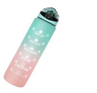 China CE Plastic Sports Water Bottles Gym Time Stamped Water Bottle for sale