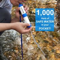 China 4 Stage Water Filter Straw Replacement For Camping Hiking Backpacking for sale