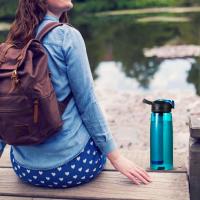China Sport Travel Bpa Free Portable Alkaline Water Bottle Purifier 500 Milliliters for sale