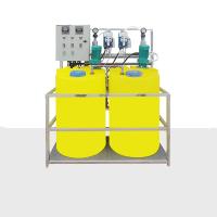 China 0.75kw Manual Polymer Dosing System With Pump 80*80*100cm for sale