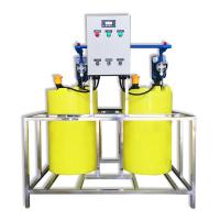 China 0.75kw Manual Polymer Dosing System With Pump 80*80*100cm for sale