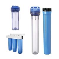 China Domestic Water Pipeline Filter PP AS 115 PSI Clear Blue Residential for sale