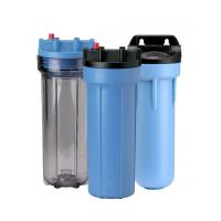 China Domestic Water Pipeline Filter PP AS 115 PSI Clear Blue Residential for sale