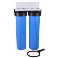 China 220V 20 Inch Big Blue Water Filter 39*23*73cm 0.4MPa Domestic Water Filter for sale