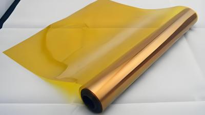 China Biaxially Stretched Aluminized Film Polyimide Sheet Yellow Molecular Engineering for sale