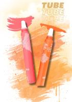 China 10ml D15mm Velvet Shining Lipstick Tube with Flocking Applicator - Plastic Cosmetic Packaging for Blusher & Concealer for sale