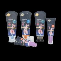 China Custom PE Plastic Cosmetic Tubes 10ml-30ml with Zinc Alloy Massage Applicator for Hand Cream and Skin Care Packaging for sale