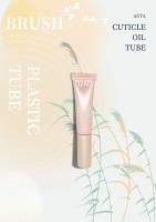 China 1.5ml to 7ml Mini Plastic Tubes with Brush Applicator for Lip Gloss and Cuticle Oil - 13mm Diameter for sale