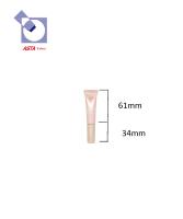 China 1.5ml to 7ml Mini Plastic Tubes with Brush Applicator for Lip Gloss and Cuticle Oil - 13mm Diameter for sale