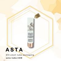 China D13mm Small Mini Lip Stick & Eye Cream Tube Packaging with Shiny Screw Lid - PE Plastic Cosmetic Container for sale