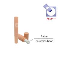 China D19mm PE Plastic Eye Cream Tube with Ceramics Applicator - Round Shape Cosmetic Packaging (5,000-10,000 MOQ) for sale