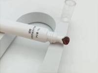 China D19mm Empty Cosmetic Serum Squeeze Tube with Metal Applicator 15g PE Eye Cream Container for sale