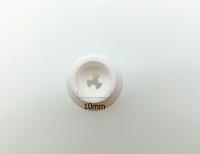 China D19mm Empty Cosmetic Serum Squeeze Tube with Metal Applicator 15g PE Eye Cream Container for sale
