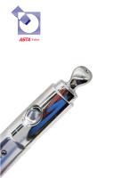 China ABL Aluminum Plastic Cosmetic Tube with Electric Zinc Alloy Massage Applicator - 13-60mm Diameter, Customizable Packaging for sale