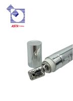China Cosmetic Aluminum Packaging Tube with Zinc Alloy Massage Applicator 13-60mm Diameter Customizable for sale
