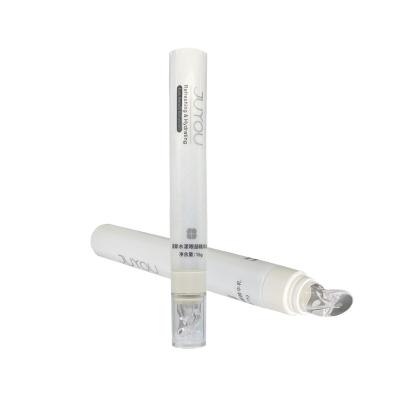 China Clear Silicone Plastic Tube Lip Balm Container 13-60mm Diameter Custom Cosmetic Packaging with 10,000 MOQ for sale